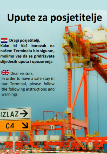 AGCT upute za posjetitelje | Adriatic Gate Container Terminal